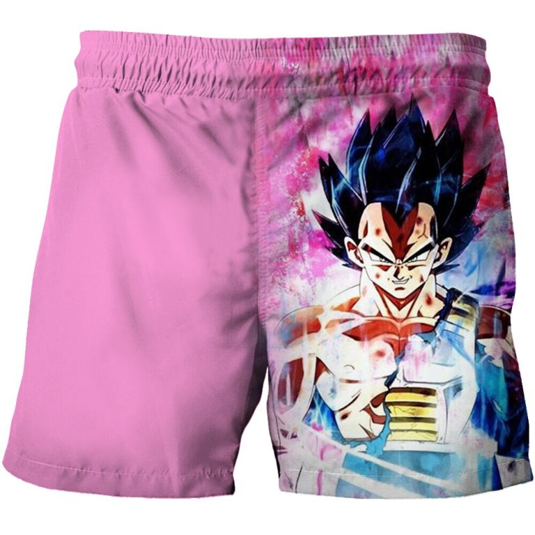 Dragon Ball Vegeta Swim Trunk | Anime Swim Trunks Store